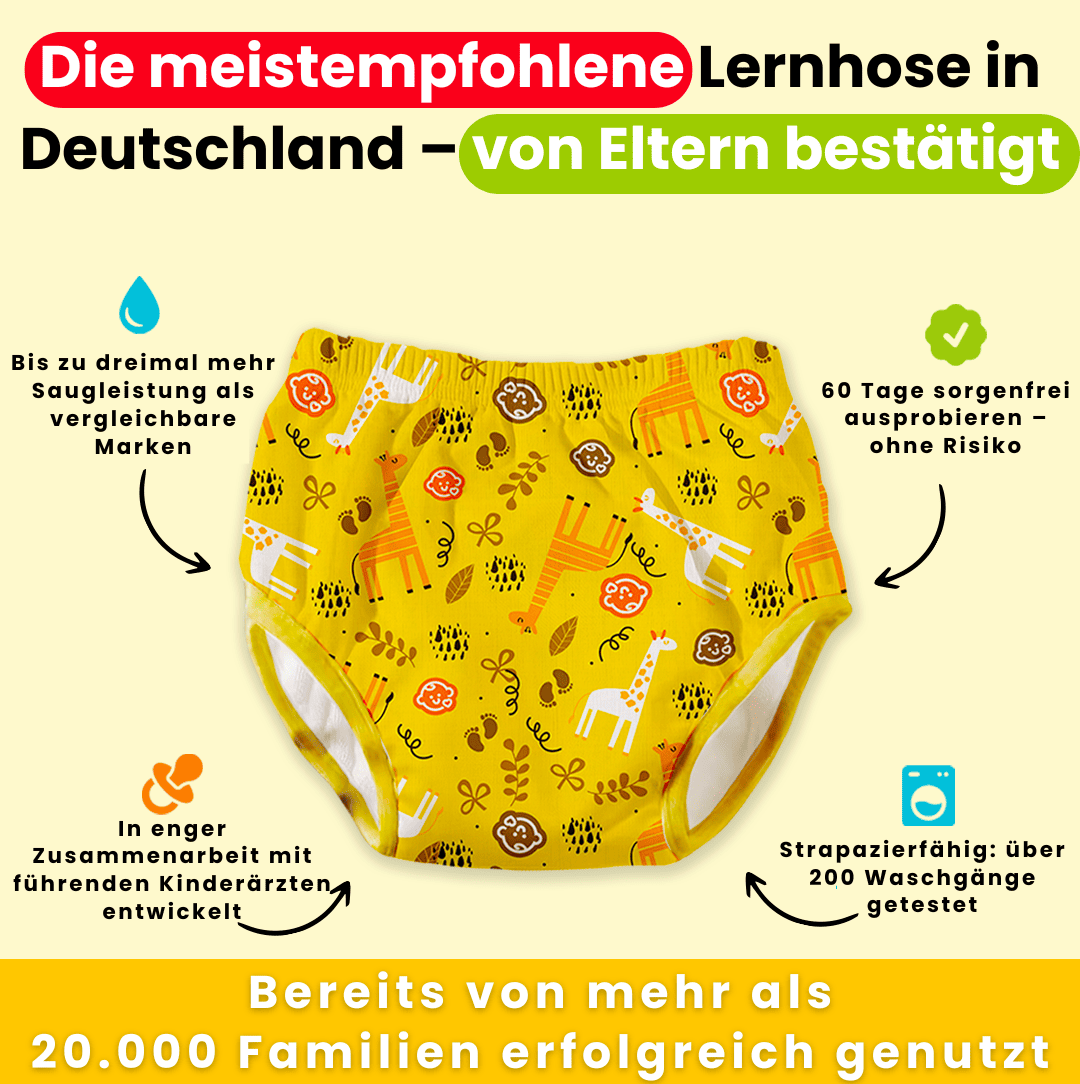 TrockenBär™ – Lernhöschen für den Alltag – Nevolta